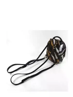 LOUIS VUITTON Palm Springs Monogram Backpack With Tiger Print Details - Brown