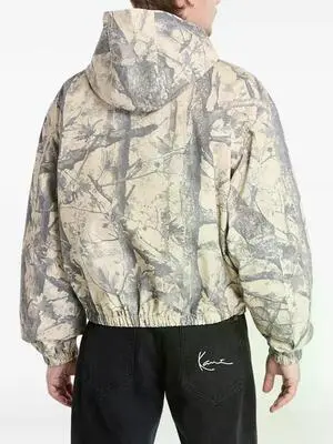 KARL KANI Signature Wood Camo Zip-up Jacket
