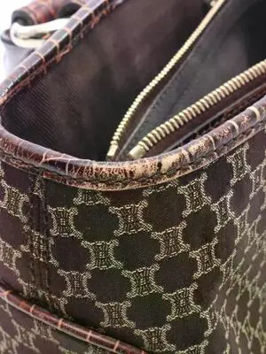 Celine 2000s Boogie Macadam Tote Bag - Brown