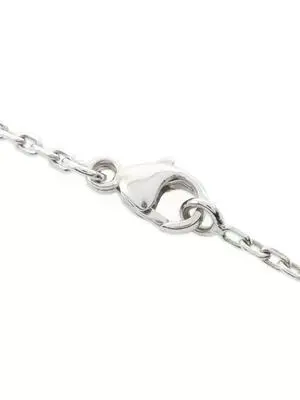 Hermès Tone Padlock Pendant Necklace - Silver