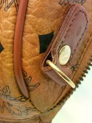 Mcm 00s Visetos Boston Bag