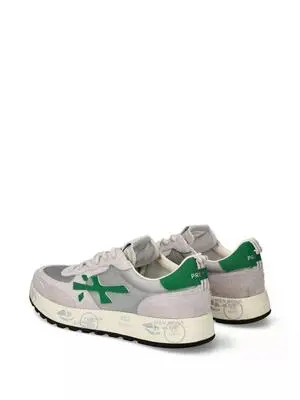 Premiata Logo Patch Panelled Lace-up Sneakers