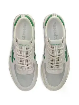 Premiata Logo Patch Panelled Lace-up Sneakers