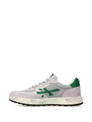 Premiata Logo Patch Panelled Lace-up Sneakers
