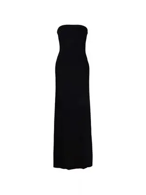 Jenny Packham Strapless Fitted Waist Dress - Black