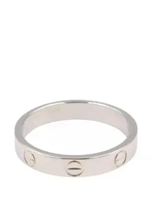Cartier Tone Love Motif Ring - Silver