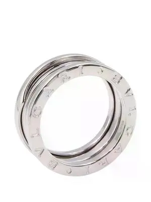 BVLGARI B.zero1 Three-band Ring In 18k White Gold - Silver