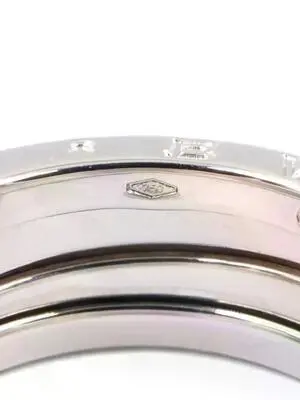 BVLGARI B.zero1 Three-band Ring In 18k White Gold - Silver