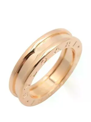 BVLGARI 18k Rose Gold B.zero1 Band Ring - Pink