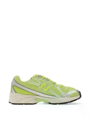 NEW BALANCE 740n Mesh Lace-up Sneakers - Green