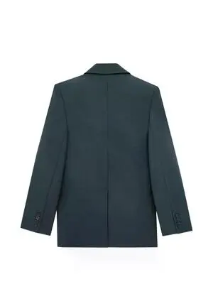 Saint Laurent Double-breasted Peak-lapel Blazer