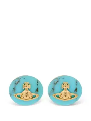 VIVIENNE WESTWOOD Orb-plaque Stud Earrings