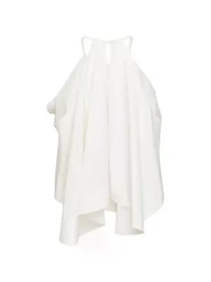 CLUB21 COLLECTION Tiered Asymmetric Halter Neck Top