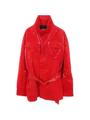 Dior Belted Flap-pocket Coat