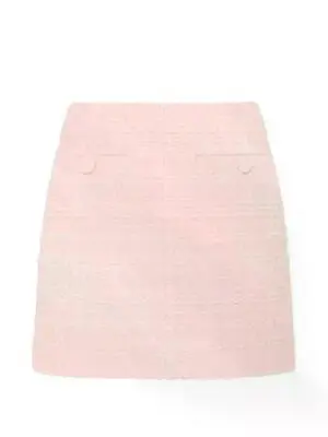 MILLY Briar Tweed Mini Skirt