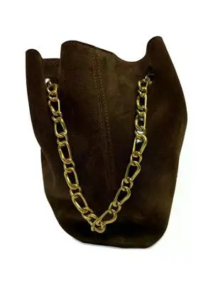 Nanushka Chain Strap Suede Tote Bag