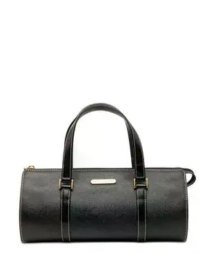 Burberry Leather Cylinder Bag