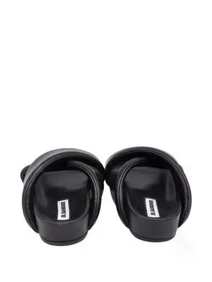 JIL SANDER Padded Cross-strap Flat Sandals