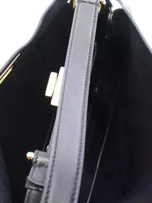 Fendi Iconic Peekaboo Satchel - Black