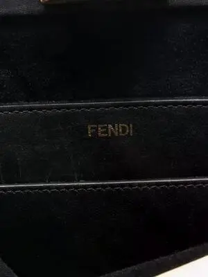 Fendi Iconic Peekaboo Satchel - Black