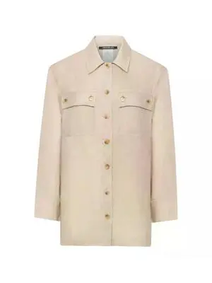 PENNYBLACK Classic Collar Button-down Shirt With Flap Pockets