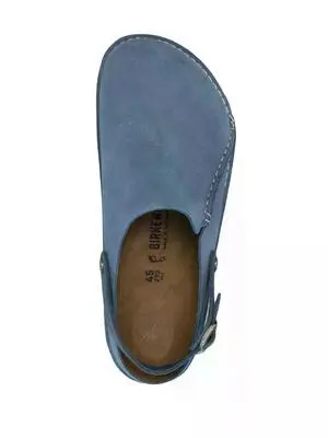 BIRKENSTOCK Suede Clogs With Slingback Strap