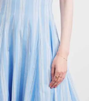 Staud Wells Midi Dress - Blue