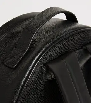 Emporio Armani Textured Leather Backpack