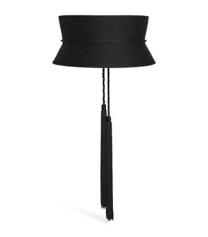 Alaïa Calfskin-cord Tassel Bustier