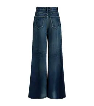 Alaïa Palazzo Wide-leg Jeans - Blue
