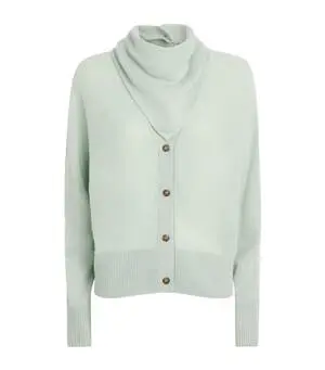 Le Kasha Cashmere Cardigan - Blue