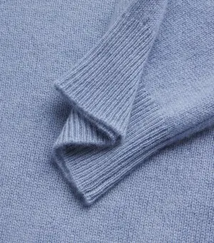 Le Kasha Short-sleeve Cashmere Sweater - Blue