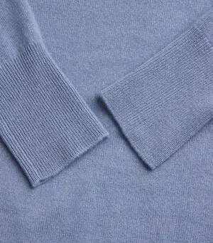 Le Kasha Organic Cashmere Menorca Sweater - Blue