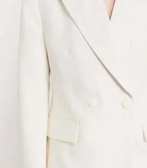 ANINE BING Tiphaine Double-breasted Blazer - Beige