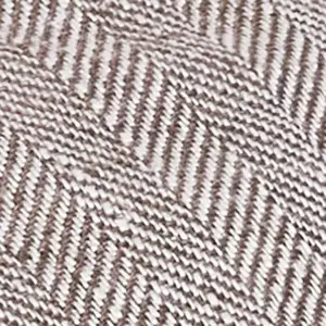 Borsalino Linen Herringbone Parigi Duckbill Flat Cap