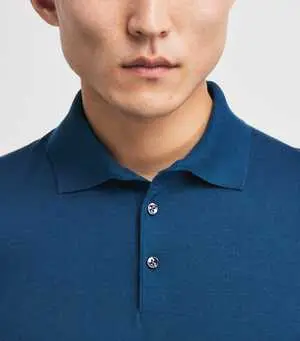 FIORONI CASHMERE Cotton-cashmere Polo Shirt