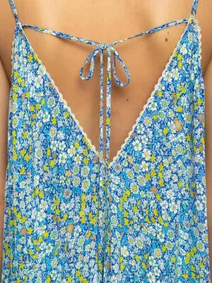 Zadig&Voltaire Ristym Floral Print Maxi Dress - Blue