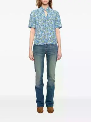 Zadig&Voltaire Topher Floral-print Blouse