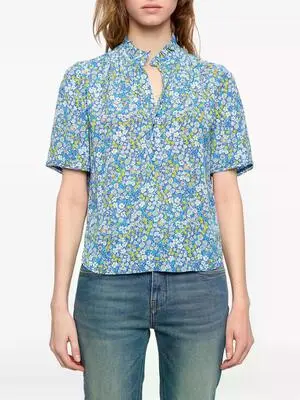 Zadig&Voltaire Topher Floral-print Blouse