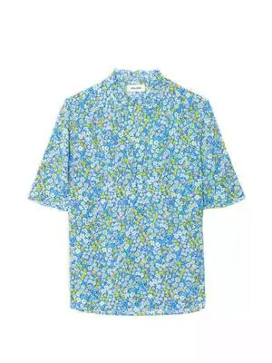 Zadig&Voltaire Topher Floral-print Blouse - Blue