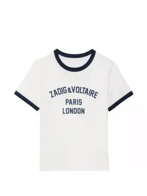 Zadig&Voltaire Logo Print T-shirt - Neutrals