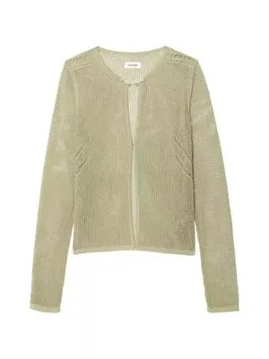 Zadig&Voltaire Saya Open-knit Cardigan - Green