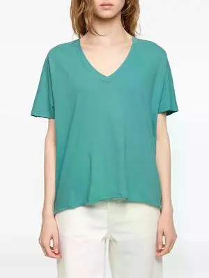 Zadig&Voltaire Tommer V-neck Short Sleeve T-shirt