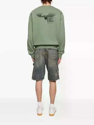 Zadig&Voltaire Aime Crew Neck Long Sleeve Sweatshirt - Green
