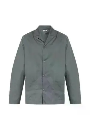 MAISON MARGIELA Patch-pocket Notched-collar Shirt - Grey