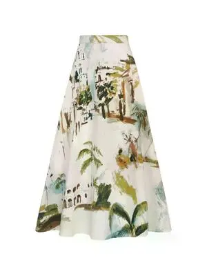 Oscar de la Renta Jacquard Skirts