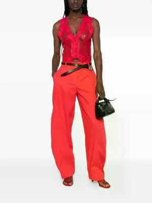 Pinko Wide-leg Tailored Trousers