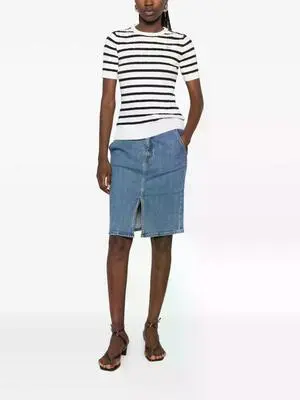 Gant Midi Skirt With Front Slit