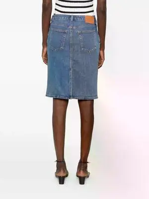 Gant Midi Skirt With Front Slit