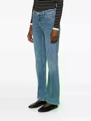 Gant Flared-leg Jeans With Whiskering Effect